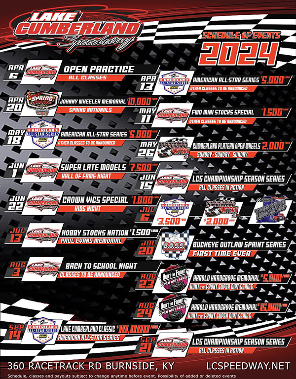 Lake Cumberland Speedway :: Home